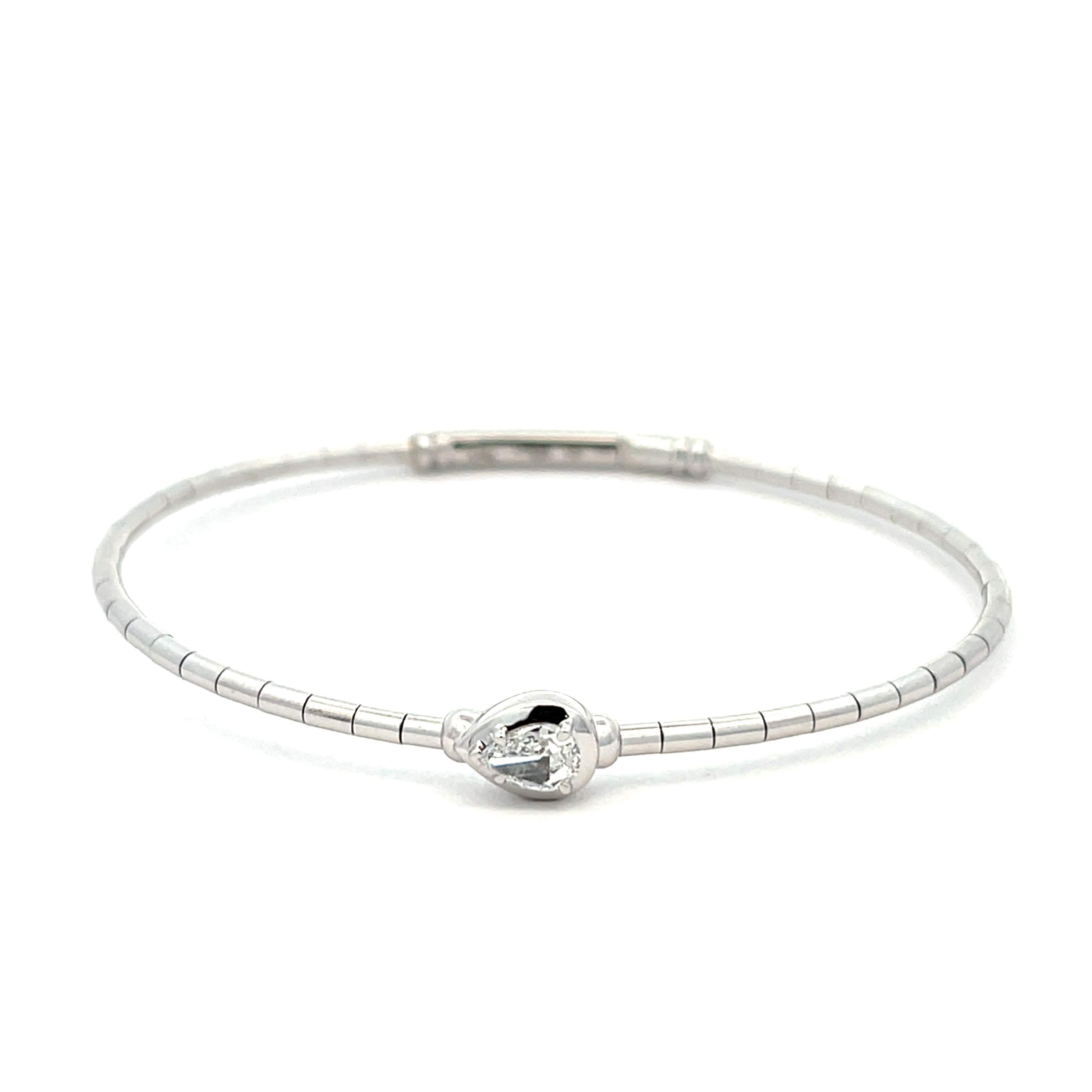 Christopher Designs Bezel-Set Bangle | Provident Jewelry