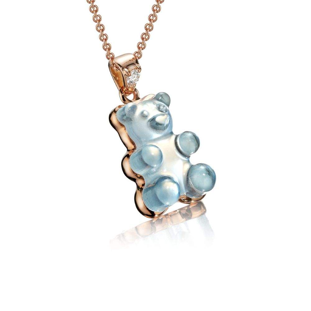 18kt Gold Beauregard Gemmy Bear Pendant | Provident Jewelry
