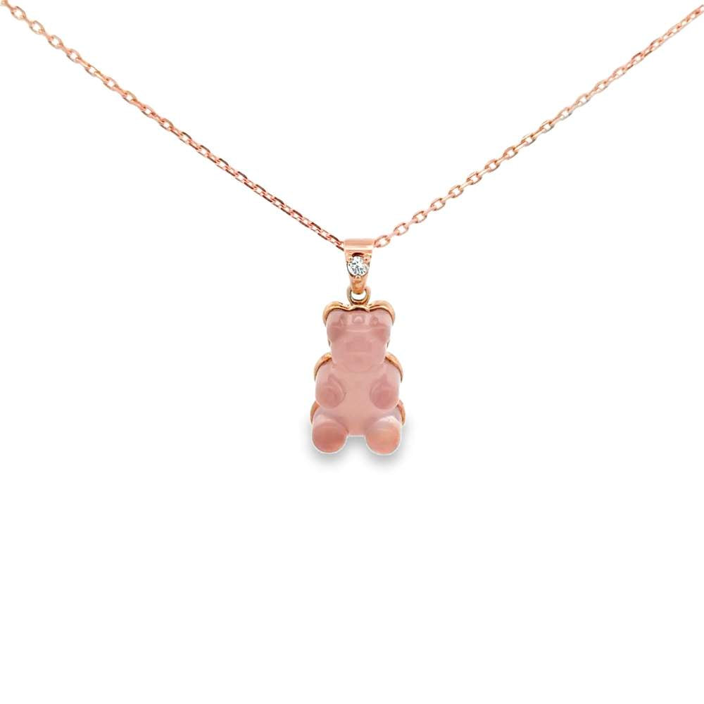 18kt Gold Beauregard Gemmy Bear Pendant | Provident Jewelry