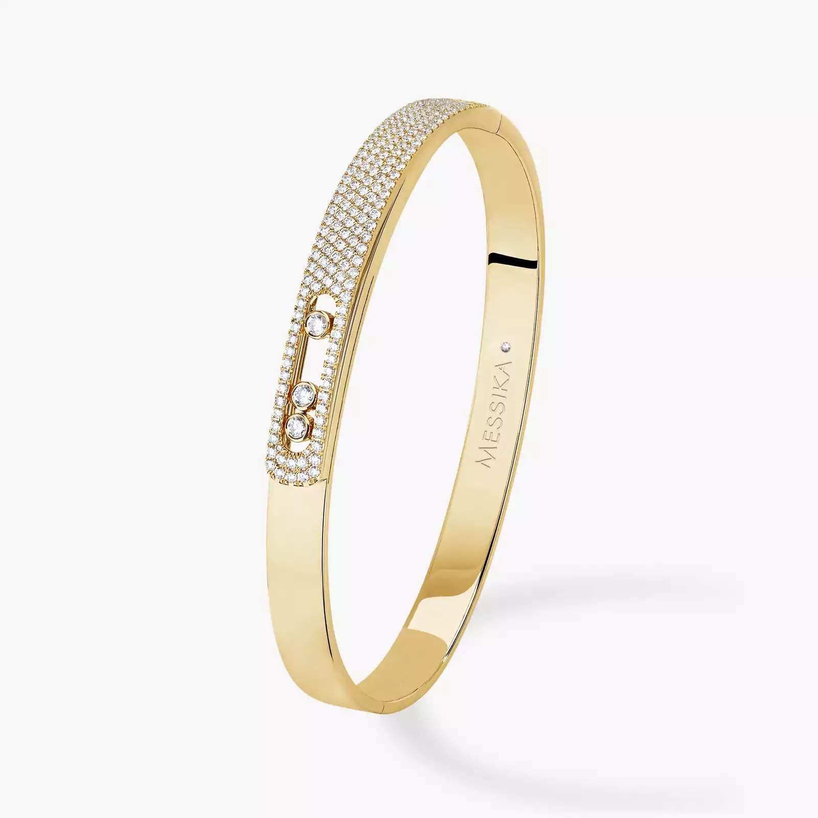 18kt Gold Messika Move Noa Bangle. | Provident Jewelry